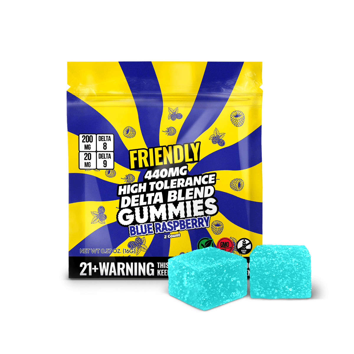 Premium Delta Blend Gummies | Friendly Hemp