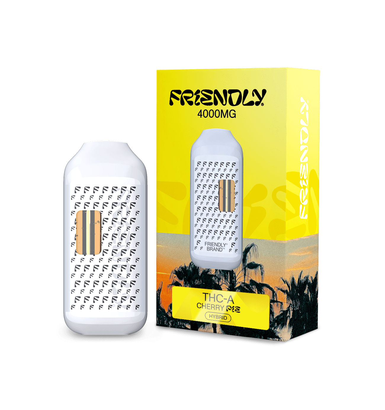 Friendly THCA Cherry Pie 4000MG Disposable Vape | Friendly Hemp