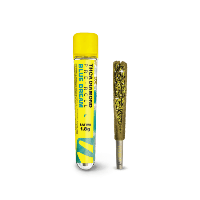 Buy 1800mg Blue Dream THCA Diamond Pre Roll Online