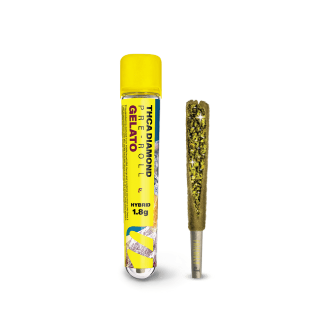 Buy Gelato THCA Diamonds Pre Roll Online (1800mg)